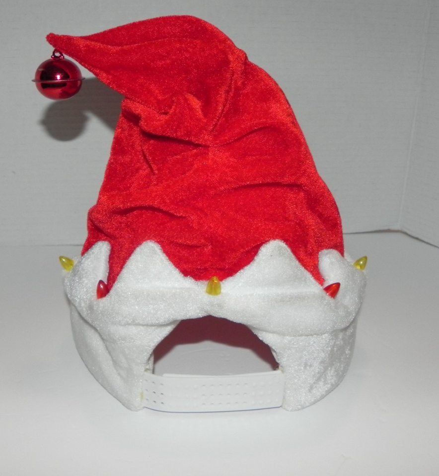 Dan Dee Animated Santa Hat Working Lights Song Adjustable Christmas Hat ...