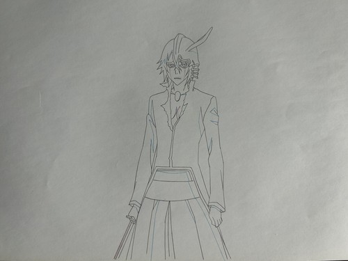 BLEACH Drawing Animation Production Cel Genga douga Ulquiorra | eBay