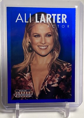 2015 Panini Americana Blue Parallel Card #70 Ali Larter Actor W/Top ...