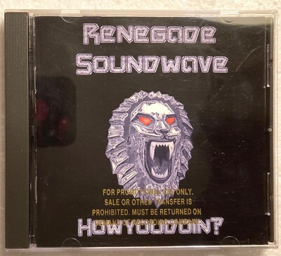 Howyoudoin' by Renegade Soundwave (1994 Mute/Elektra PROMO CD) EXC LN ...
