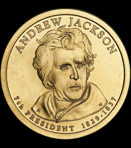 2008 Andrew Jackson Presidential Dollar Brilliant Uncirculated US Mint ...