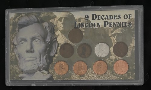 9 Decades of Lincoln Pennies (9) Coin Set 1919-1997-072322-0088 | eBay