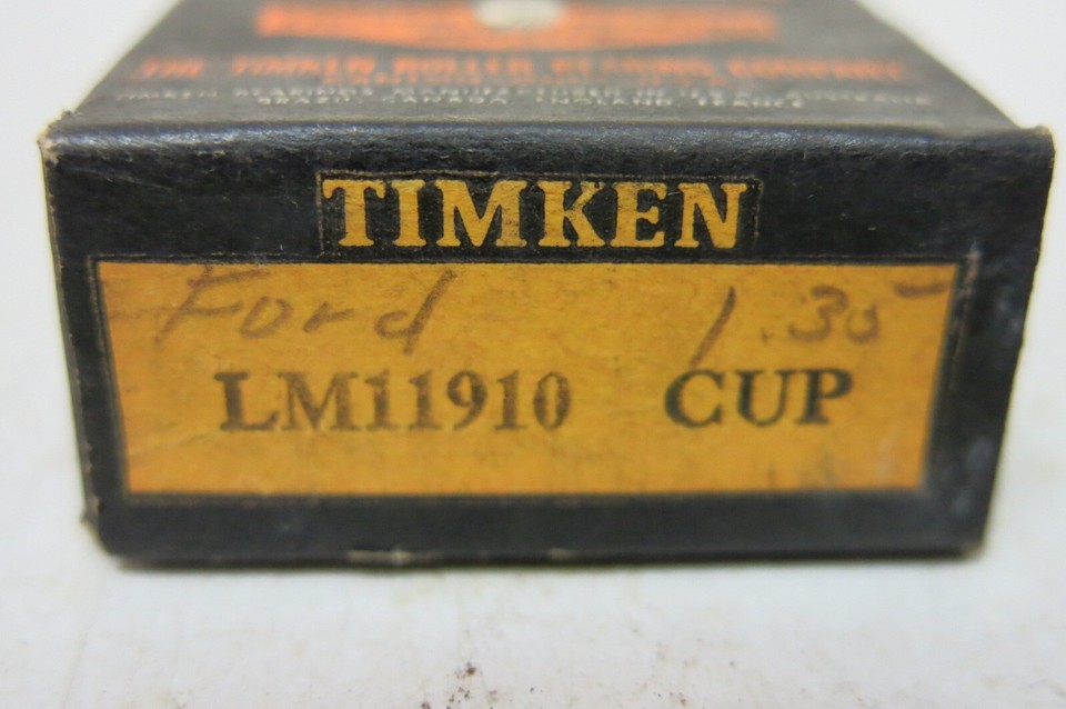 Vintage Timken Tapered Roller Bearing Cup (LM11910) | eBay