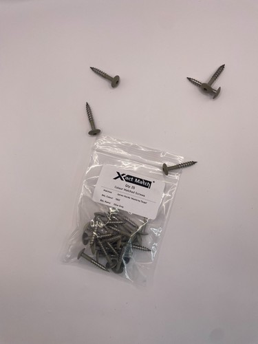 25x MONTEREY TAUPE Colour Matched Cladding 32mm Screws James Hardie RAL ...