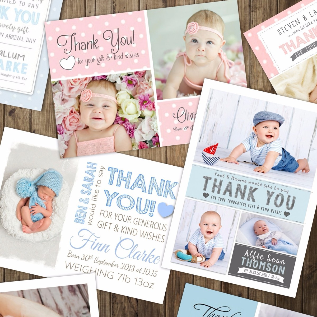 Baby Thank You Note Ideas