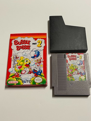 Bubble Bobble Part 2 Authentic NES Cart w/ REPRO BOX + FREE US SHIPPING ...