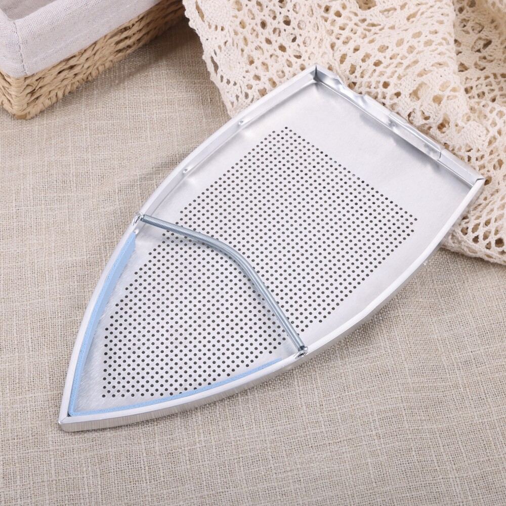 Aluminum Pad Electric Iron Shoe Mat Hot Iron Rest w Silicone Strip 22.4 ...