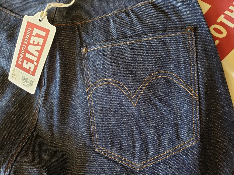 $395 LVC Vintage Clothing LEVI'S 1890 501 xx Selvedge 1933 1937 1947 ...