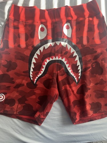 Red Bape Camo Shorts Size Small | eBay