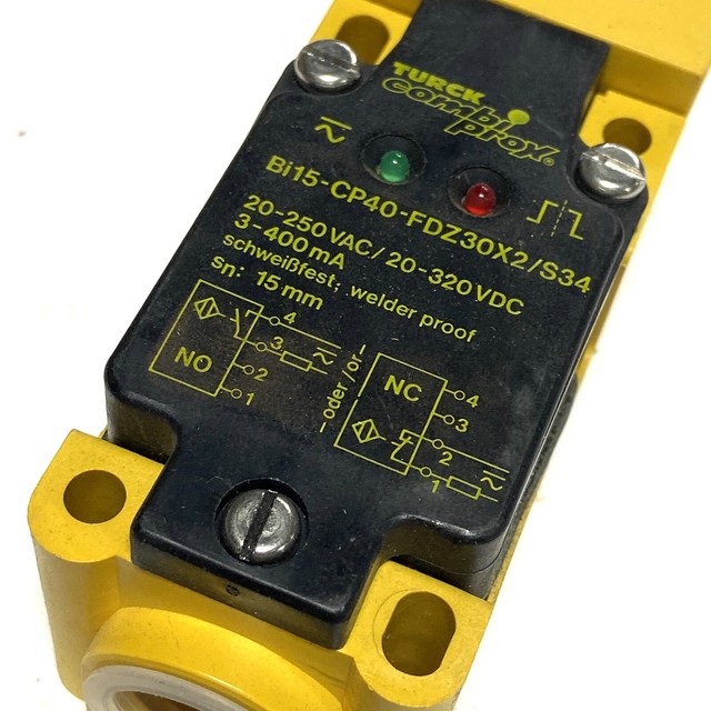 Bi15-cp40-vdz3x2 Turck Combi PROX Inductive Rectangular Proximity ...