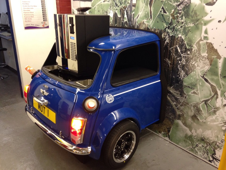 Cappuccino Coffee Machine display stand for garage coffee shop retail ...