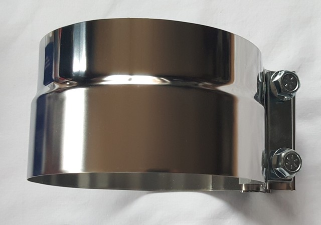 Stainless Steel Preformed 5" Truck Exhaust Clamp TRP EC50PLS for sale ...