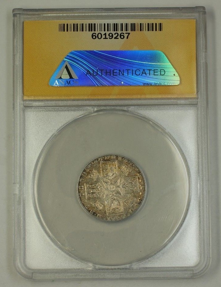 1787 Great Britain Six Pence 6p Silver Coin KM-606.1 ANACS AU-50 | eBay