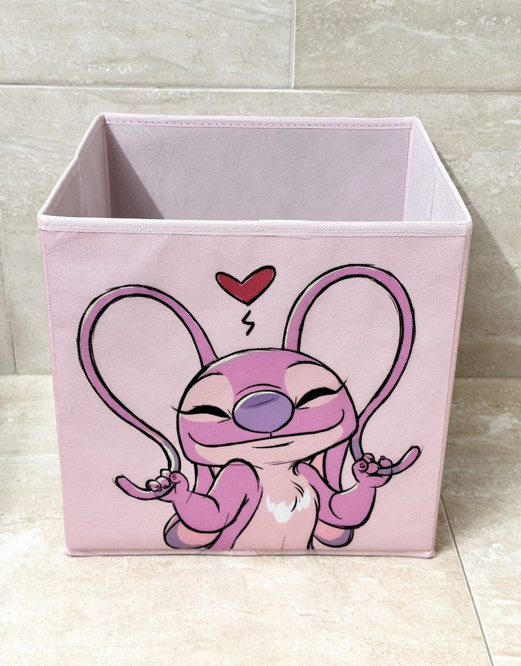 Disney Lilo & Stitch Angel Scrump Foldable Storage Cube *Primark*-NEW ...