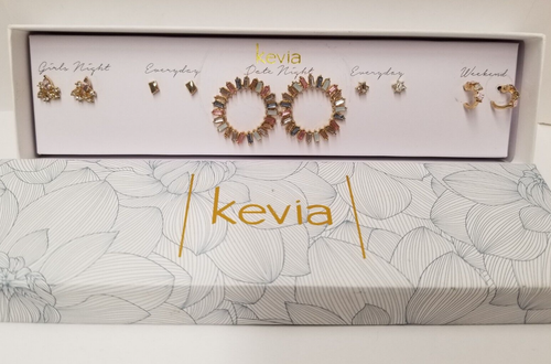 Kevia Five Piece "Go Getter" Gold Tone Earrings Set | eBay