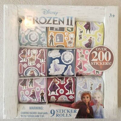 Frozen II Stickers Over 200 Sticker 9 Rolls (1 Box) | eBay