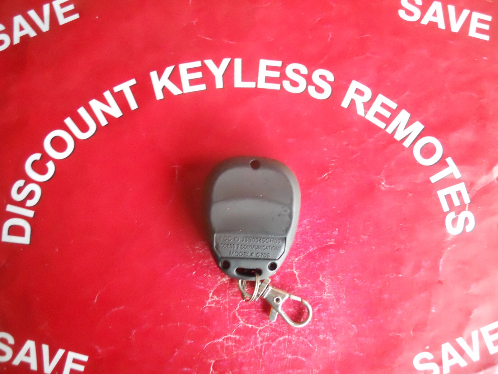 BULLDOG KEYLESS REMOTE J3S0045CH00 4-BUTTON RED LIGHT GC | eBay
