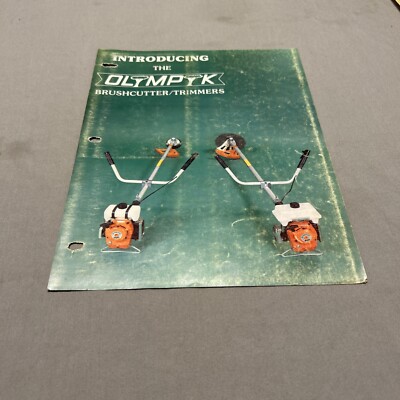 INTRODUCING THE OLYMPYK BRUSHCUTTER/TRIMMERS BROCHURE | eBay