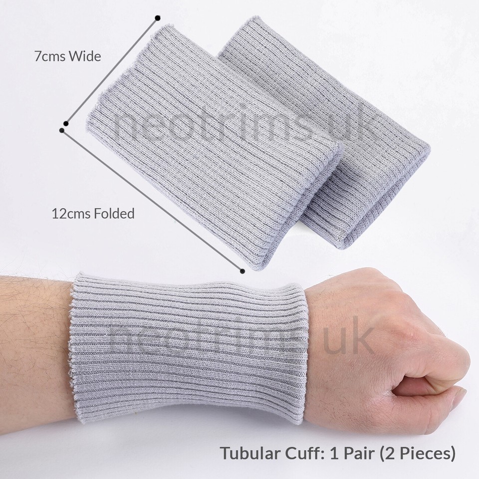 Rib Knit Cuffing Tubular & Matching Waistband Ribbing Welt Trimming,28 ...