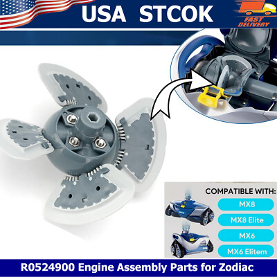 for Zodiac MX6/MX6EL Baracuda MX8 Pool Cleaner Engine Assembly Parts ...