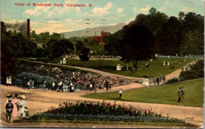 Postcard View of Brookside Park Cleveland Ohio 1912 | eBay