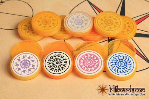 3 pcs Carrom Tournament Striker Man Made Ivory | eBay