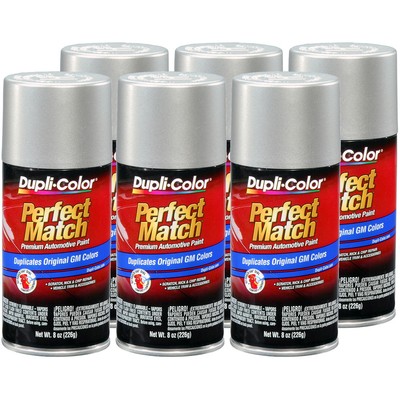 Duplicolor BGM0528 (6-Pack), Aerosol Paint for GM WA926L, Fine Silver ...