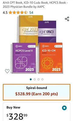 CPT Book Bundle for Medical Coding | eBay