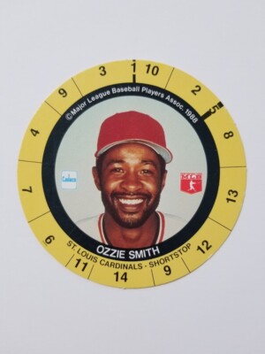 OZZIE SMITH 1989 CADACO BASEBALL PLAYER DISCS #NNO ST. LOUIS CARDINALS ...