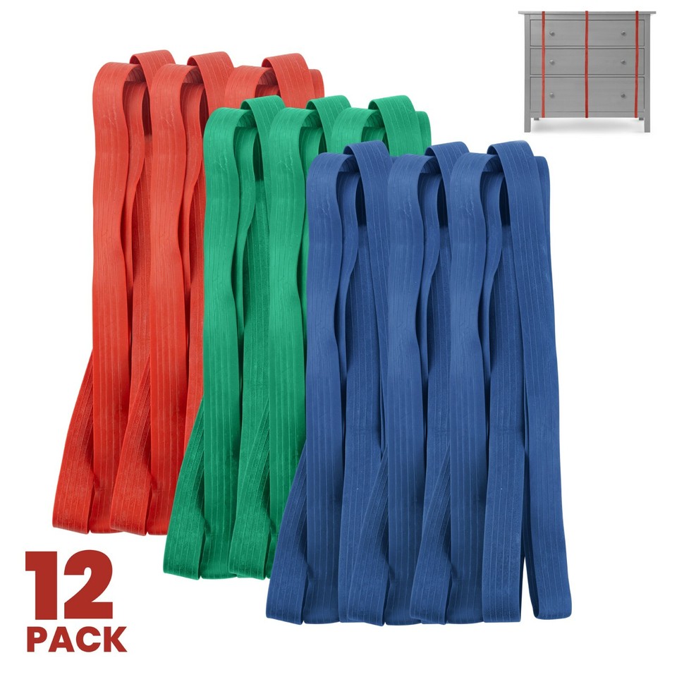 Mover Bands - Large Rubber Bands for Moving Blankets and Furniture ...