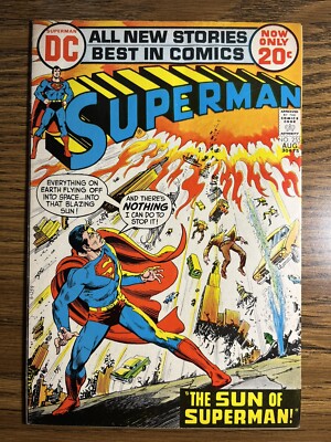 SUPERMAN 255 NICK CARDY VINTAGE COVER CARY BATES STORY DC COMICS 1972 A ...