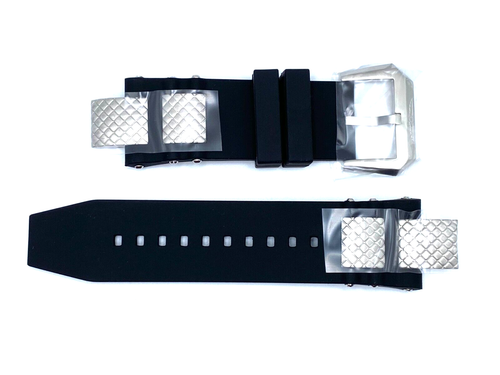 Authentic Invicta Subaqua 0737 Black Polyurethane and Stainless Steel ...