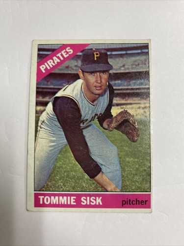 1966 Topps Baseball Tommie Sisk Pittsburgh Pirates Card #441 | eBay