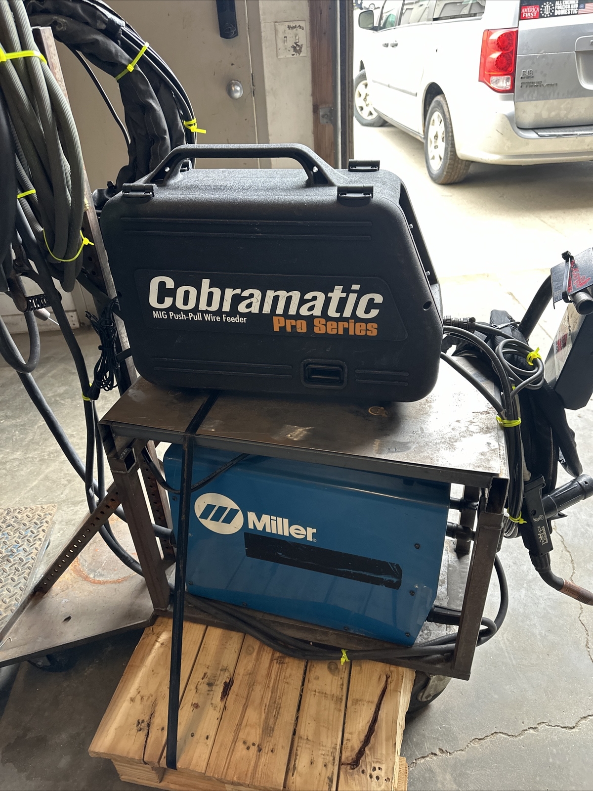 MK Products/miller Xmt304 Cobramatic Push-Pull Feeder 2 Guns Welder ...