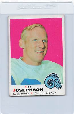 1969 Topps #216 Les Josephson Rams EX *DA-B1374 | eBay