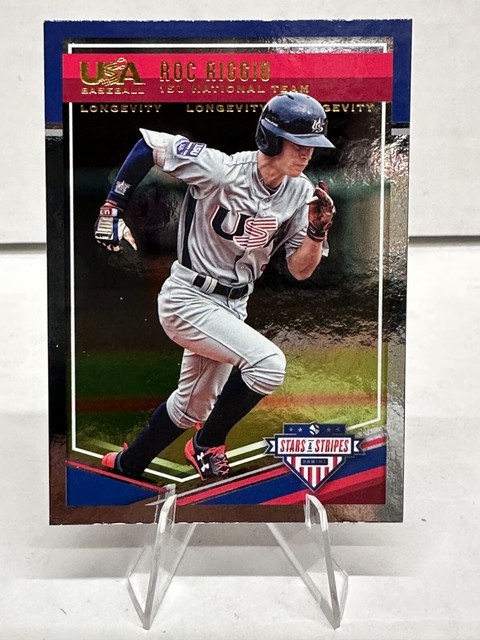 2018 Panini USA Baseball Stars & Stripes - #68 Roc Riggio (RC) for sale ...