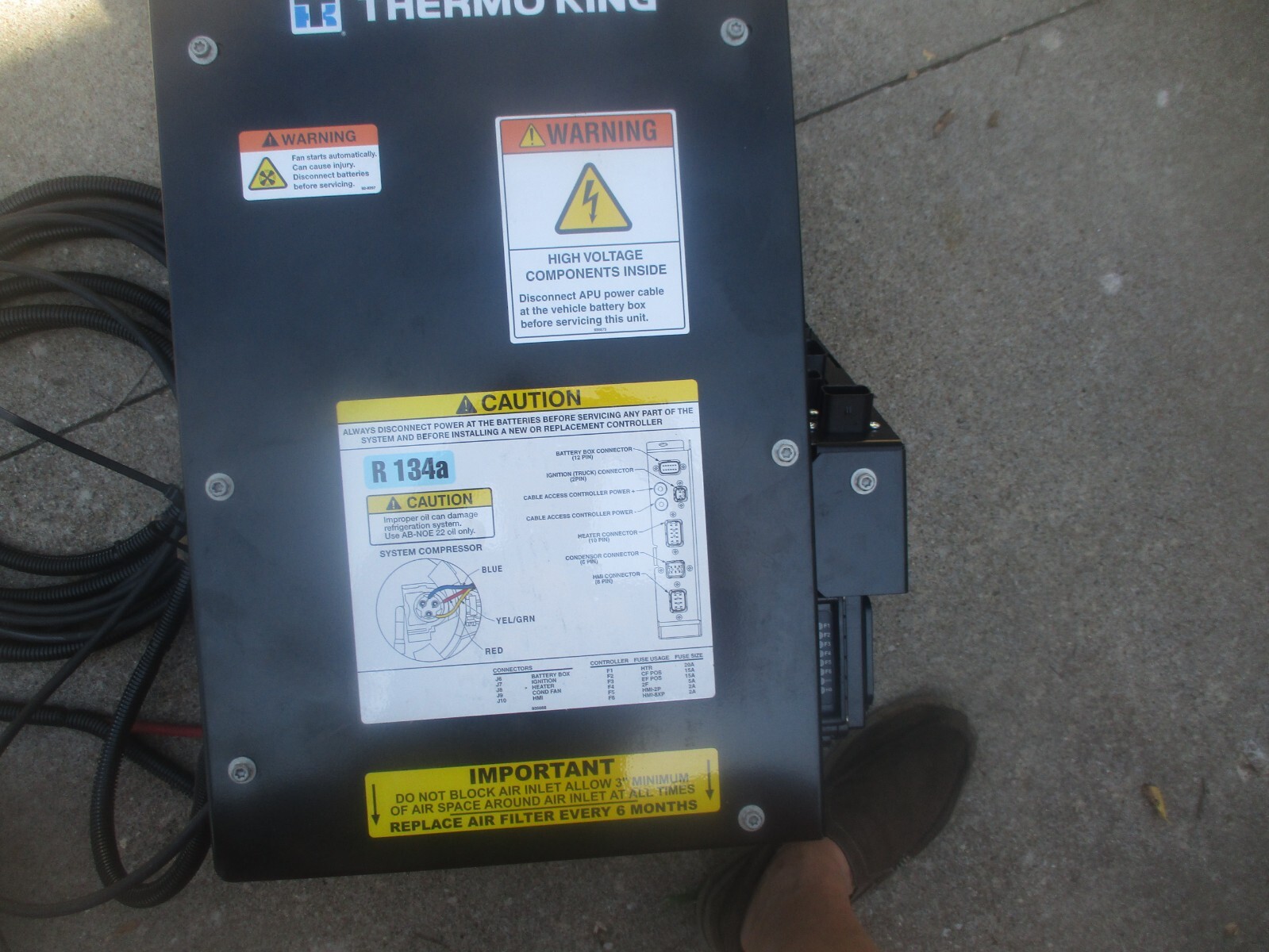 NEW Thermo King Tripac Envidia All Electric APU HTG1348932 | eBay