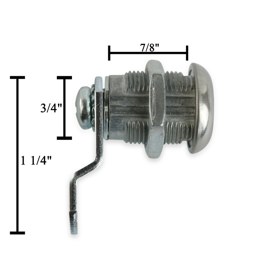 Leisure CW 4 pack 7/8" RV Compartment Door Cam Lock latch with CH751 ...