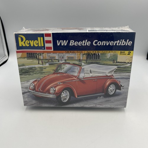 Revell VW Beetle Convertible Model Kit 1/25 Plastic Sealed Box ...