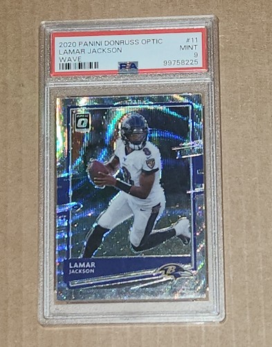 2020 Panini Donruss Optic - Lamar Jackson #11 Wave Prizm /199 for sale ...