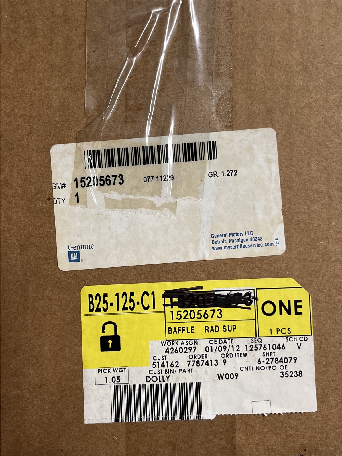 General Motors Genuine OEM Parts 15205673 for sale online | eBay