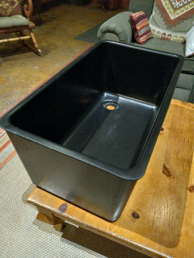 Lab Epoxy Resin Drop-In Sink Durcon D-55 Black Onyx, 52% OFF