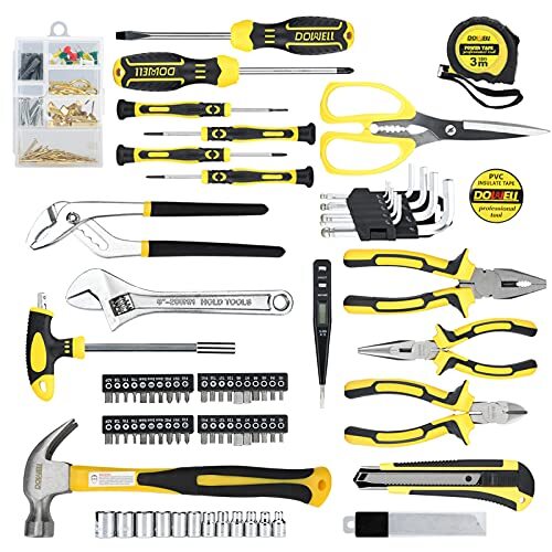 Tool Kit Household Tool Set 185piece General Hand Tool Kit With Toolbox ...