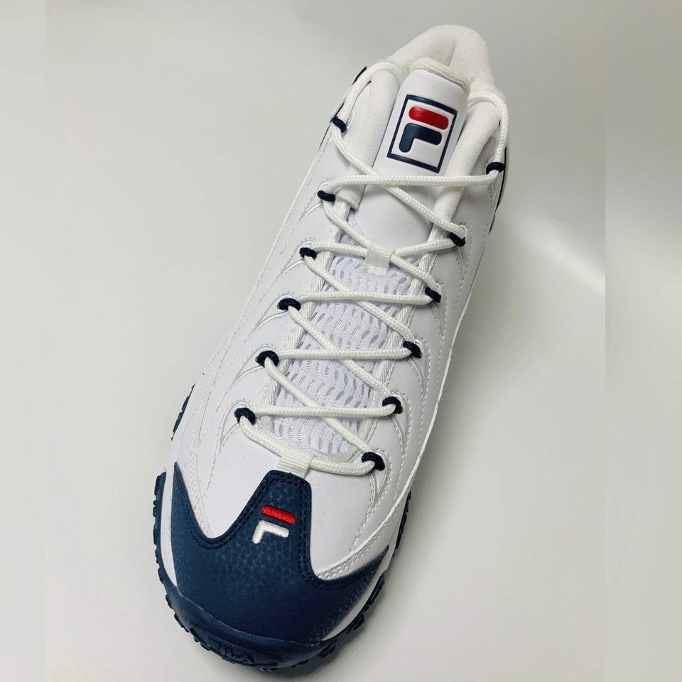 Men's Fila Snake Dancer White | Navy Sneakers NWT | eBay