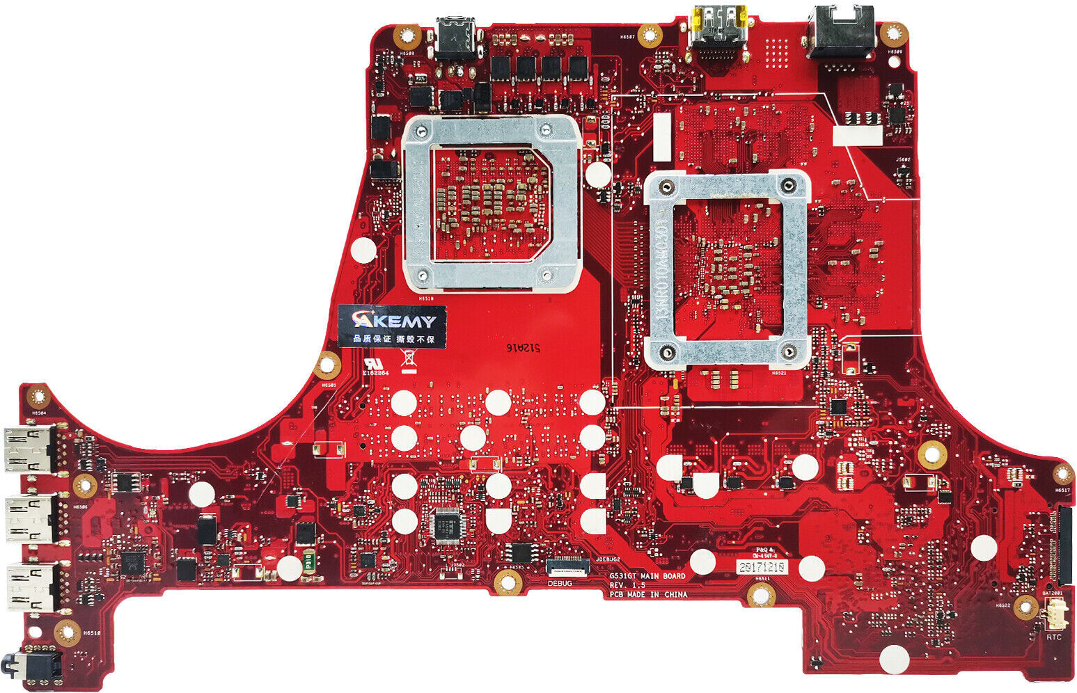 G531GT LAPTOP MOTHERBOARD FOR ASUS ROG G531G G731GT I5 I7 CPU GTX1650 ...