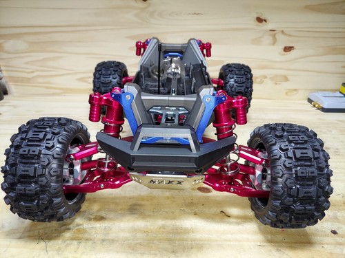 TRAXXAS V2 WIDE MAXX ROLLER 1/10 MAJOR ALUMINUM UPGRADES AGFRC WIDEMAXX ...
