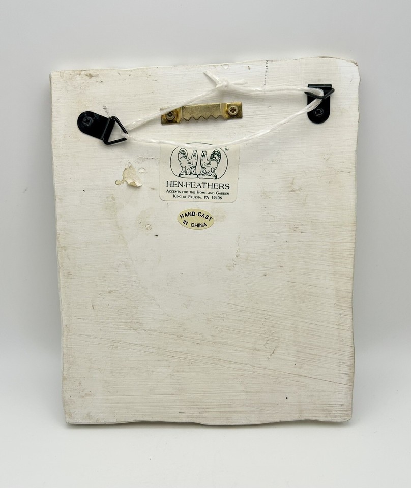 HEN FEATHERS 3-D Bird House Wall Plaque 6 x 5, VG Condition | eBay