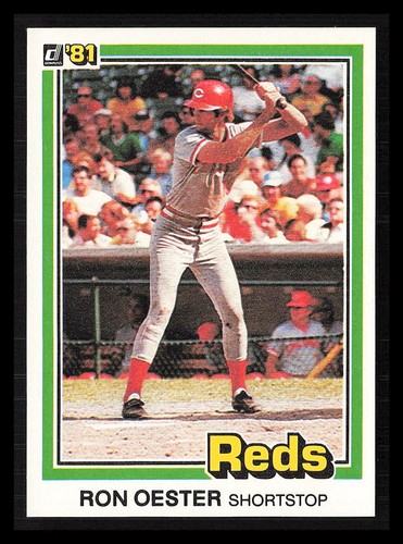 Ron Oester 1981 Donruss #423 Cincinnati Reds | eBay