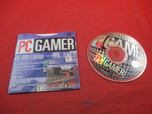 PC Gamer Demo Disc 9 August 1995 Star Trek Lemmings 3D Space Quest 6 ...