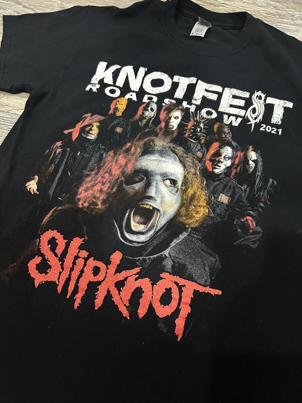 2021 Slipknot Knotfest Roadshow Metal Tour Tee Vtg St… - Gem